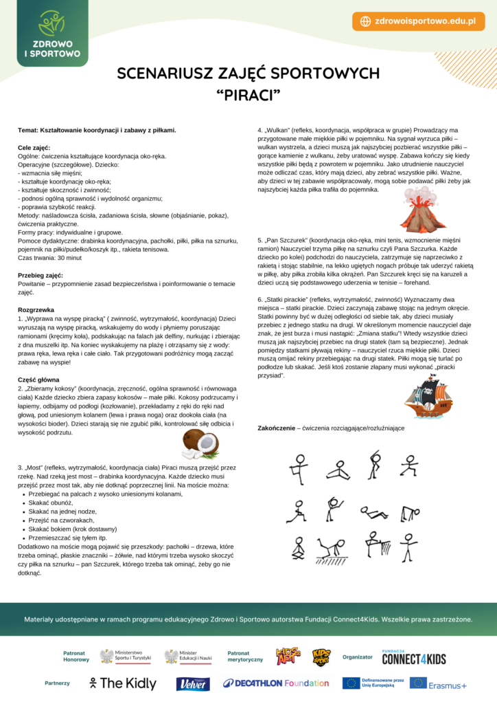 Piraci - Program edukacyjny Zdrowo i Sportowo